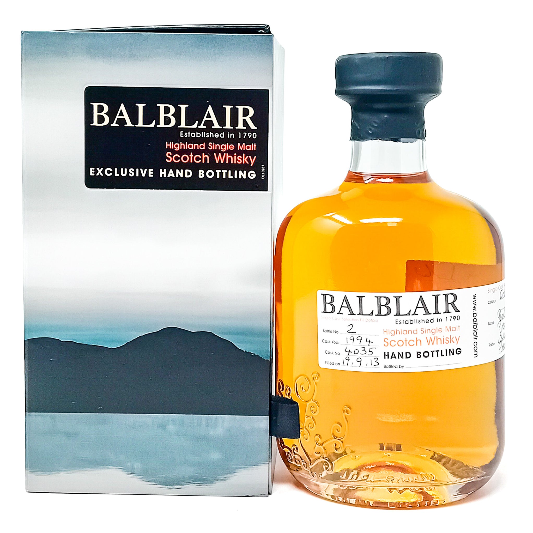 Balblair 2004 Hand Filled Cask No. 4035 Single Malt Scotch Whisky, 70c