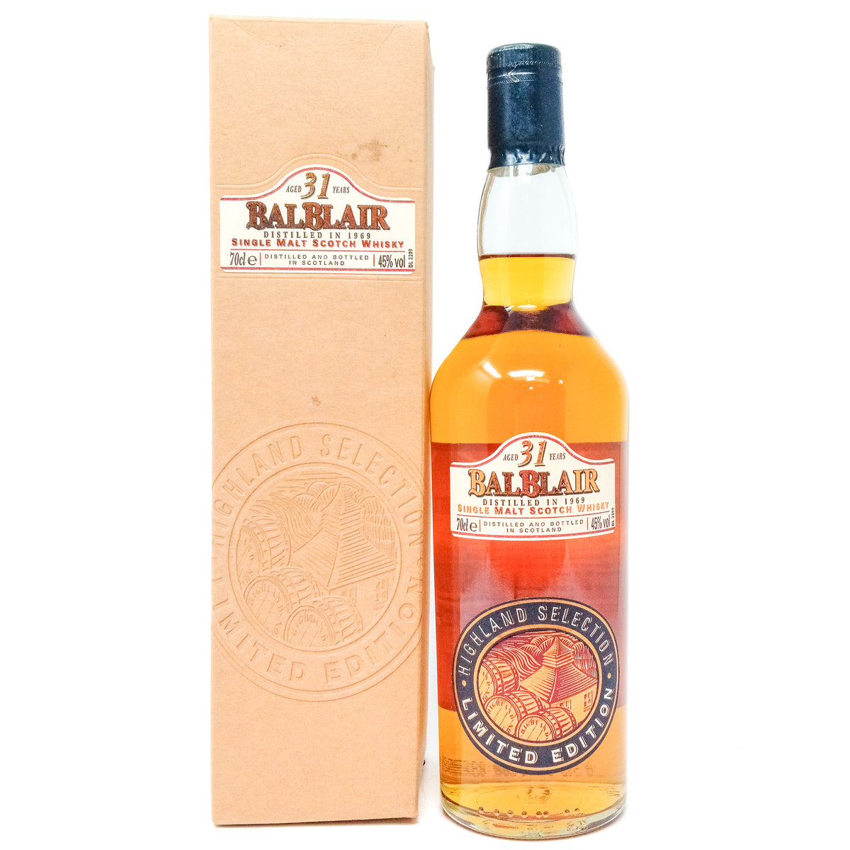 Balblair 1969 31 Year Old Highland Selection Single Malt Scotch Whisky
