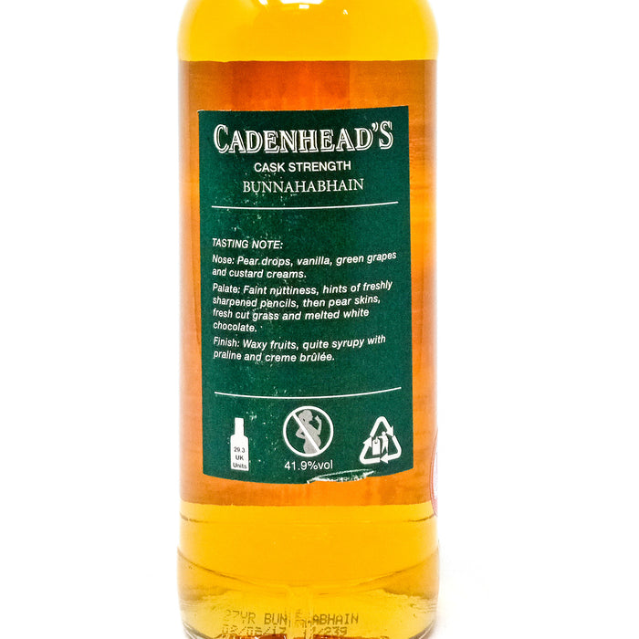 Bunnahabhain 1989 27 Year Old Cadenhead's Authentic Collection Single