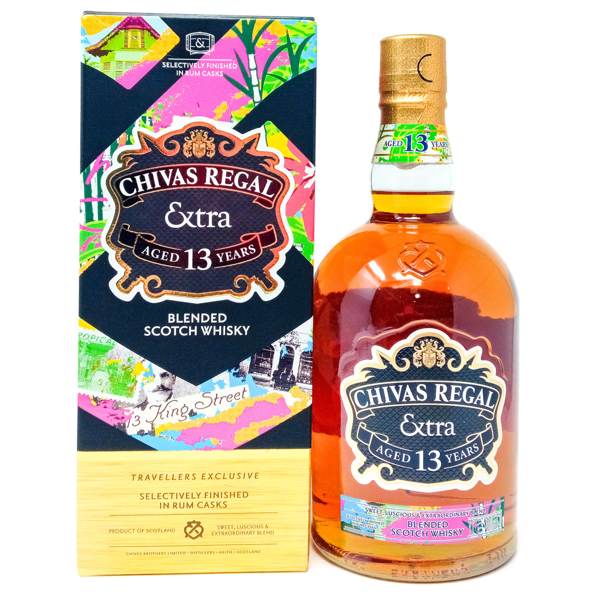 Chivas Regal Extra 13 Year Old Rum Cask Finish Blended Scotch Whisky,