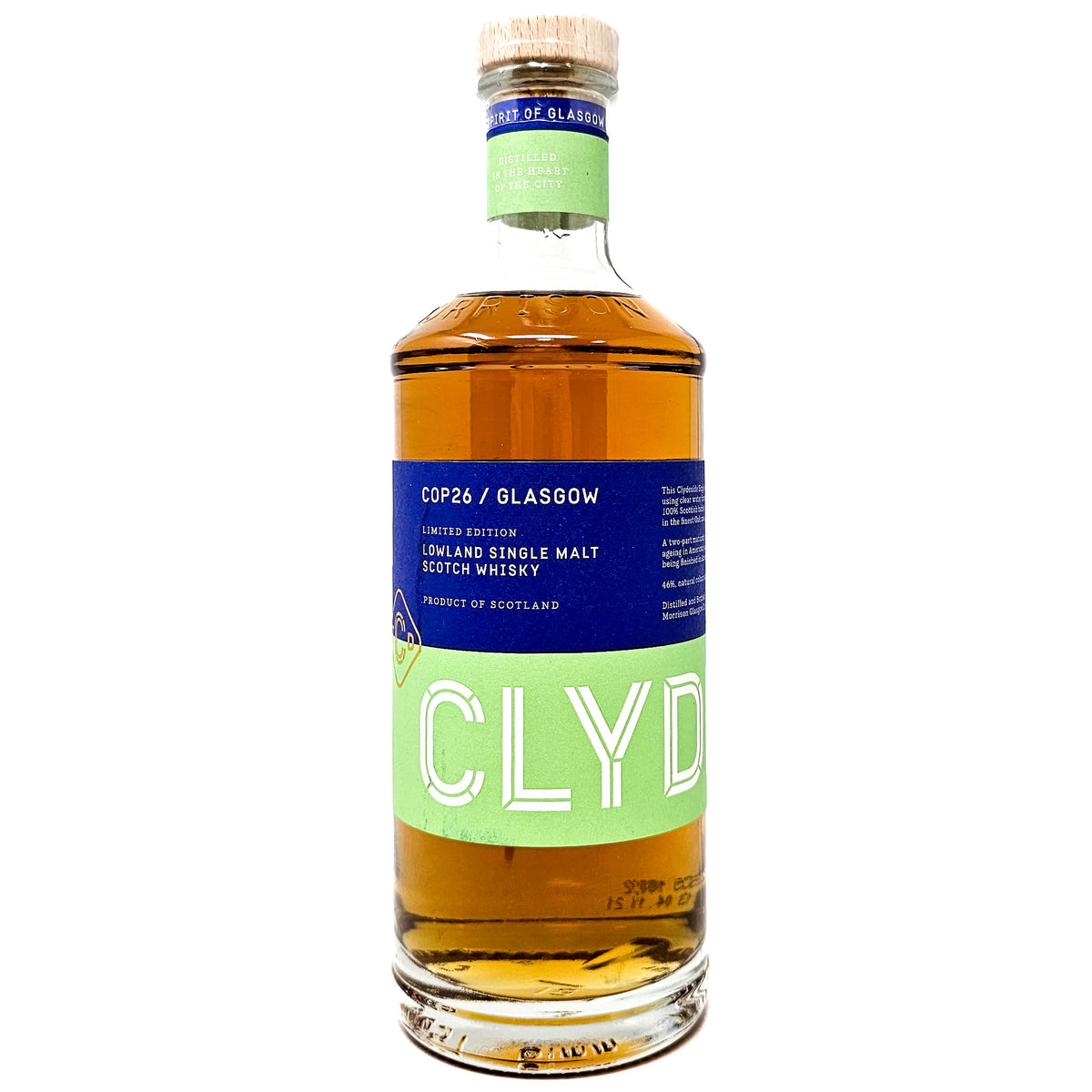 Clydeside COP26 Single Malt Scotch Whisky 46% ABV - Limited Edition