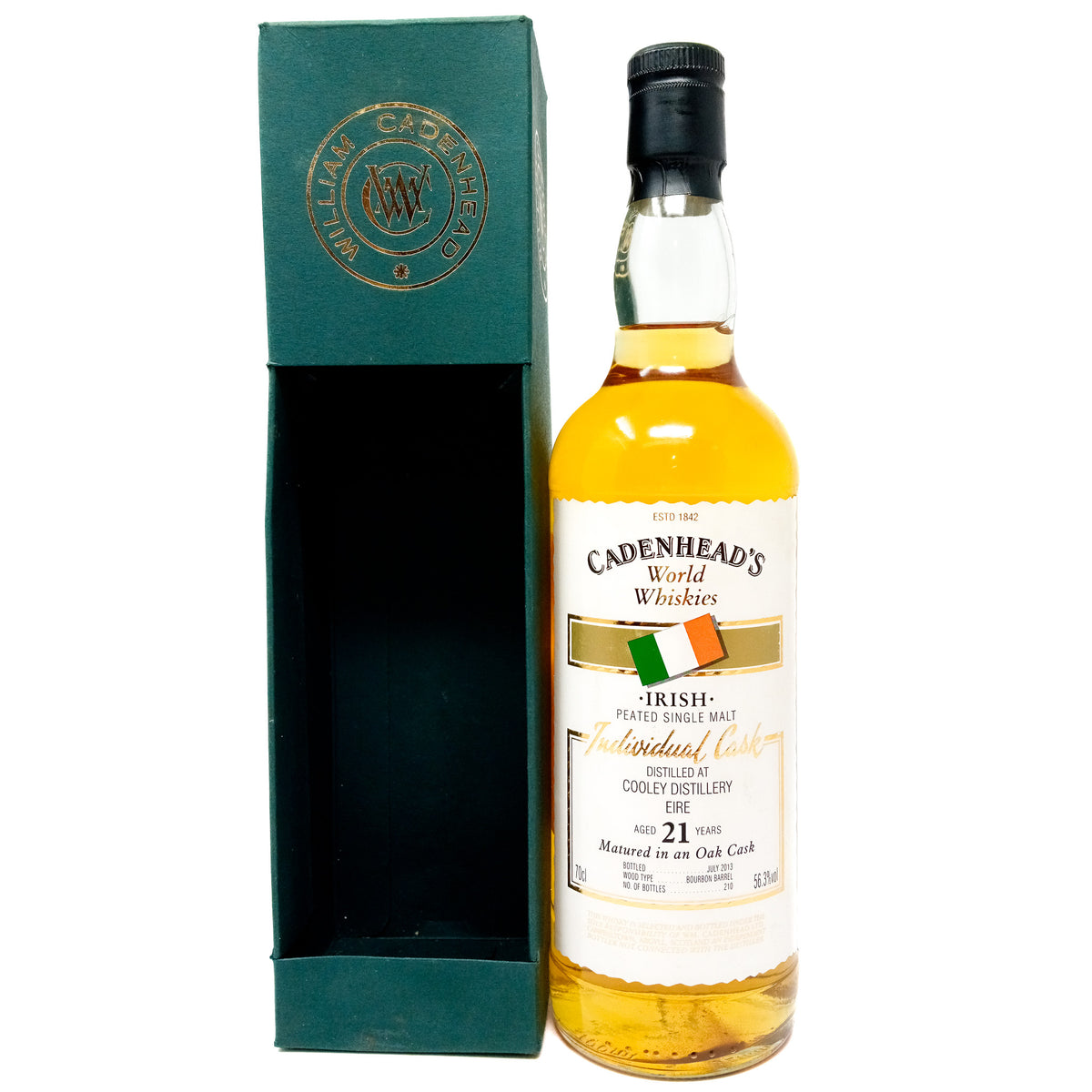 Cooley 21 Yr Cadenhead's Single Malt | Premium Irish Whiskey