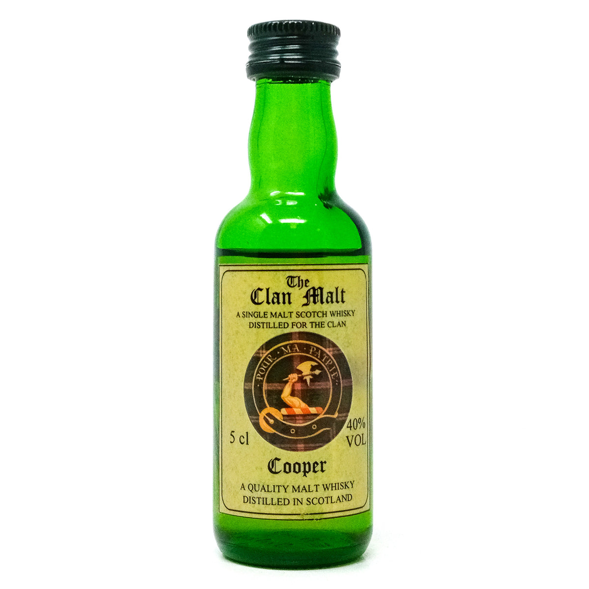 The Clansman (Cooper) Single Malt Scotch Whisky, Miniature, 5cl, 40% A