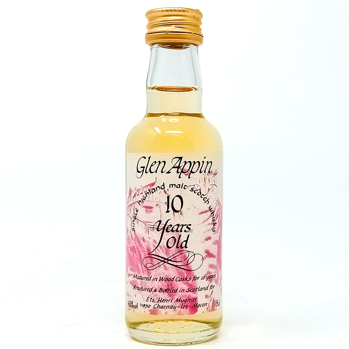 Glen Appin 10 Year Old Single Malt Scotch Whisky, Miniature, 5cl, 43%