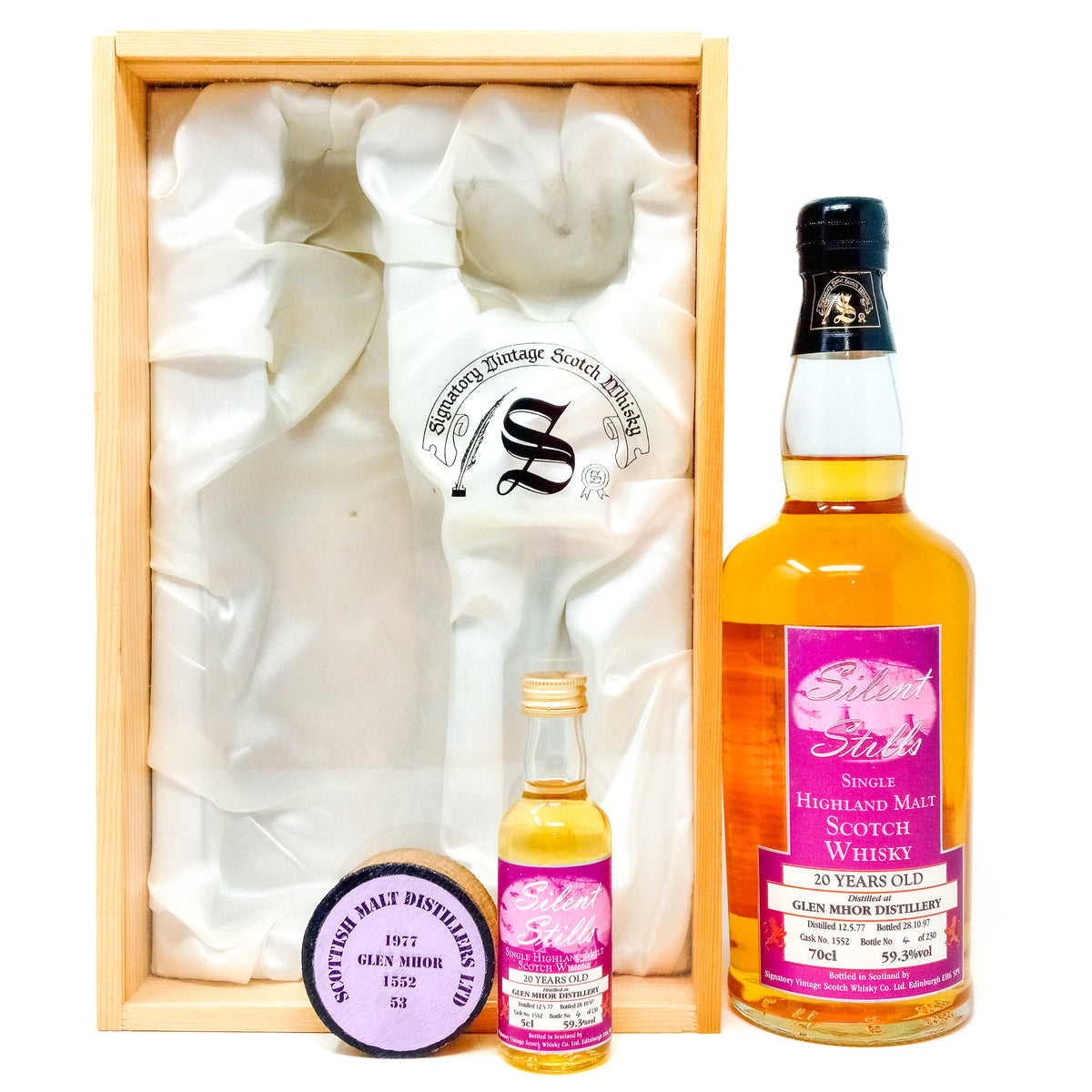 Glen Mhor 1977 20 Year Old Silent Stills Single Malt Scotch Whisky, 70