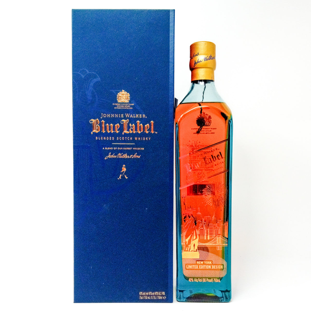 Johnnie Walker Blue Label New York Limited Edition DesignBlended Scotc