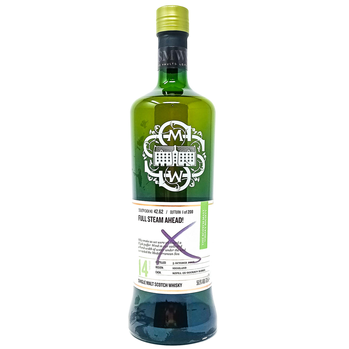 Ledaig 2006 14 Year Old SMWS 42.62 Single Malt Scotch Whisky, 70cl, 56