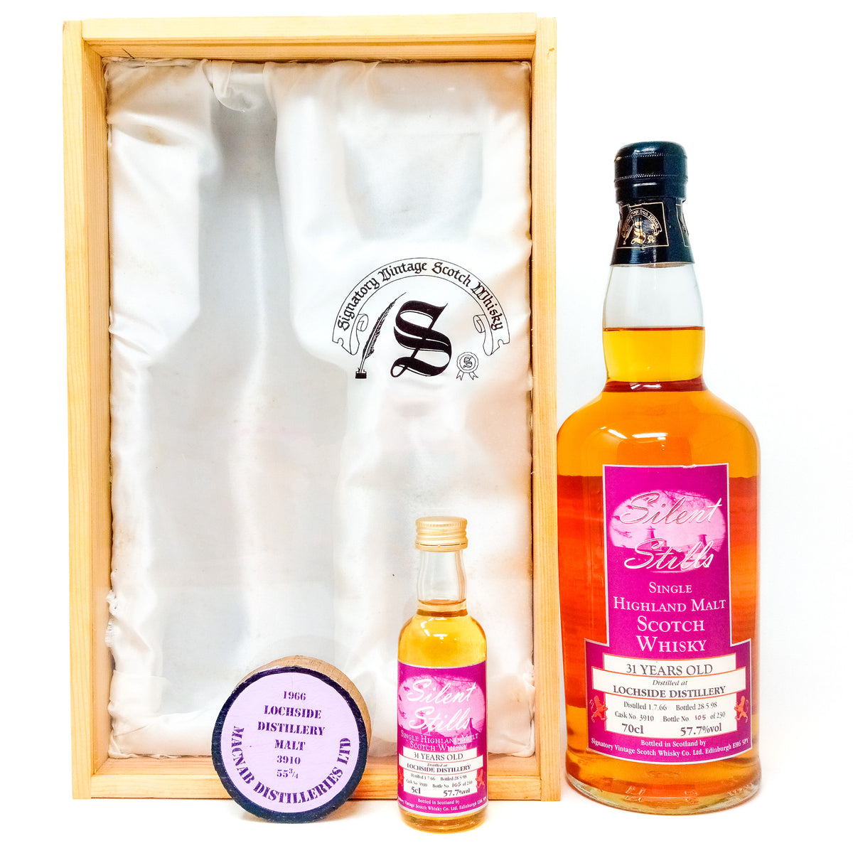 Lochside 1966 31 Year Old Silent Stills Single Malt Scotch Whisky, 70c