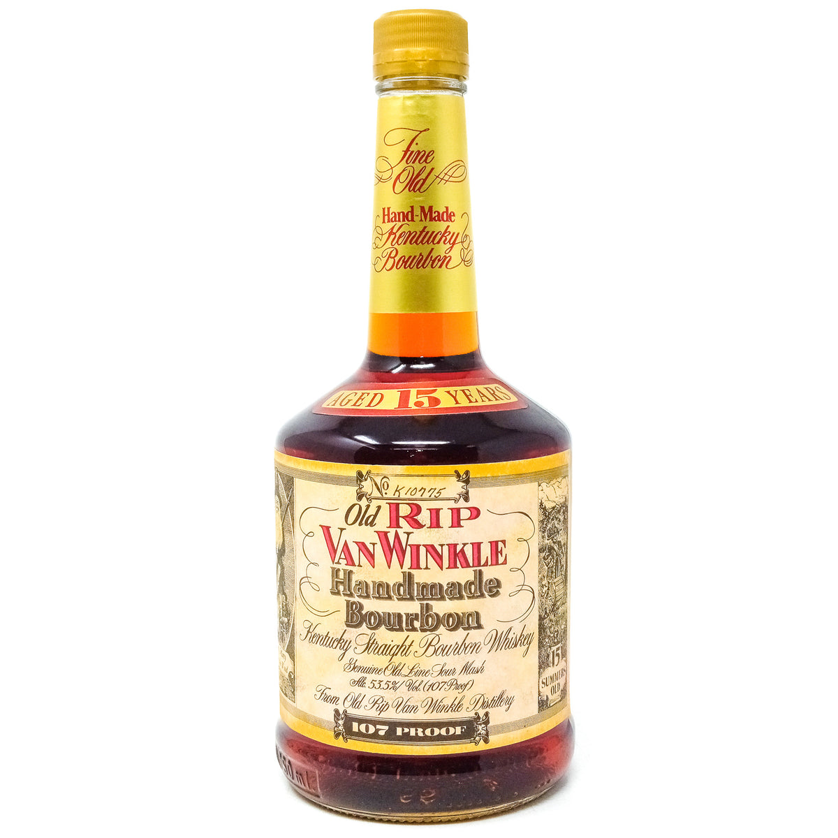 Old Rip Van Winkle 15 Year Old 107 Proof Bourbon Whiskey, 75cl, 53.5%