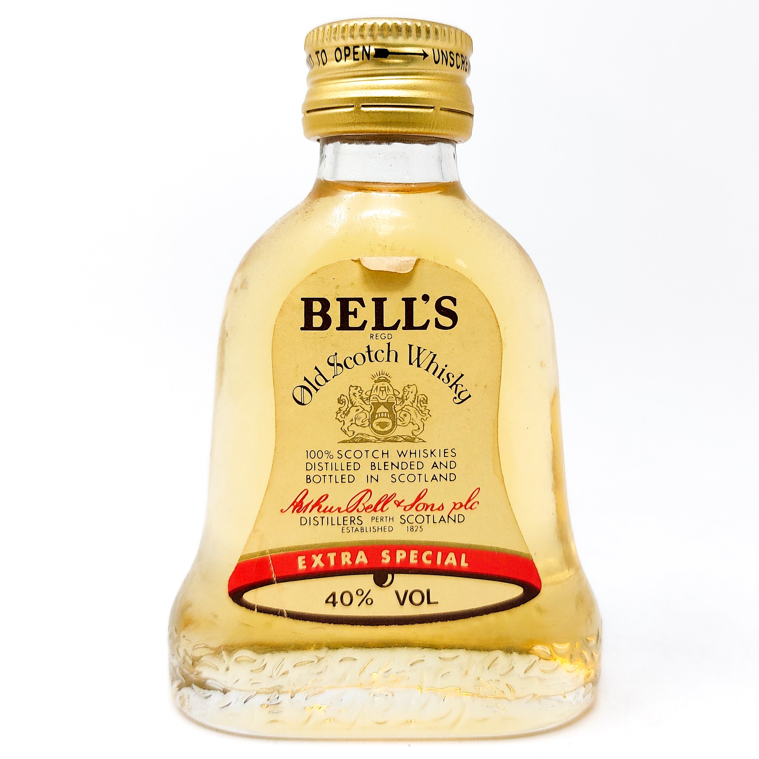 Bell's Blended Scotch Whisky, Miniature, 5cl, 40% ABV — Old and Rare Whisky