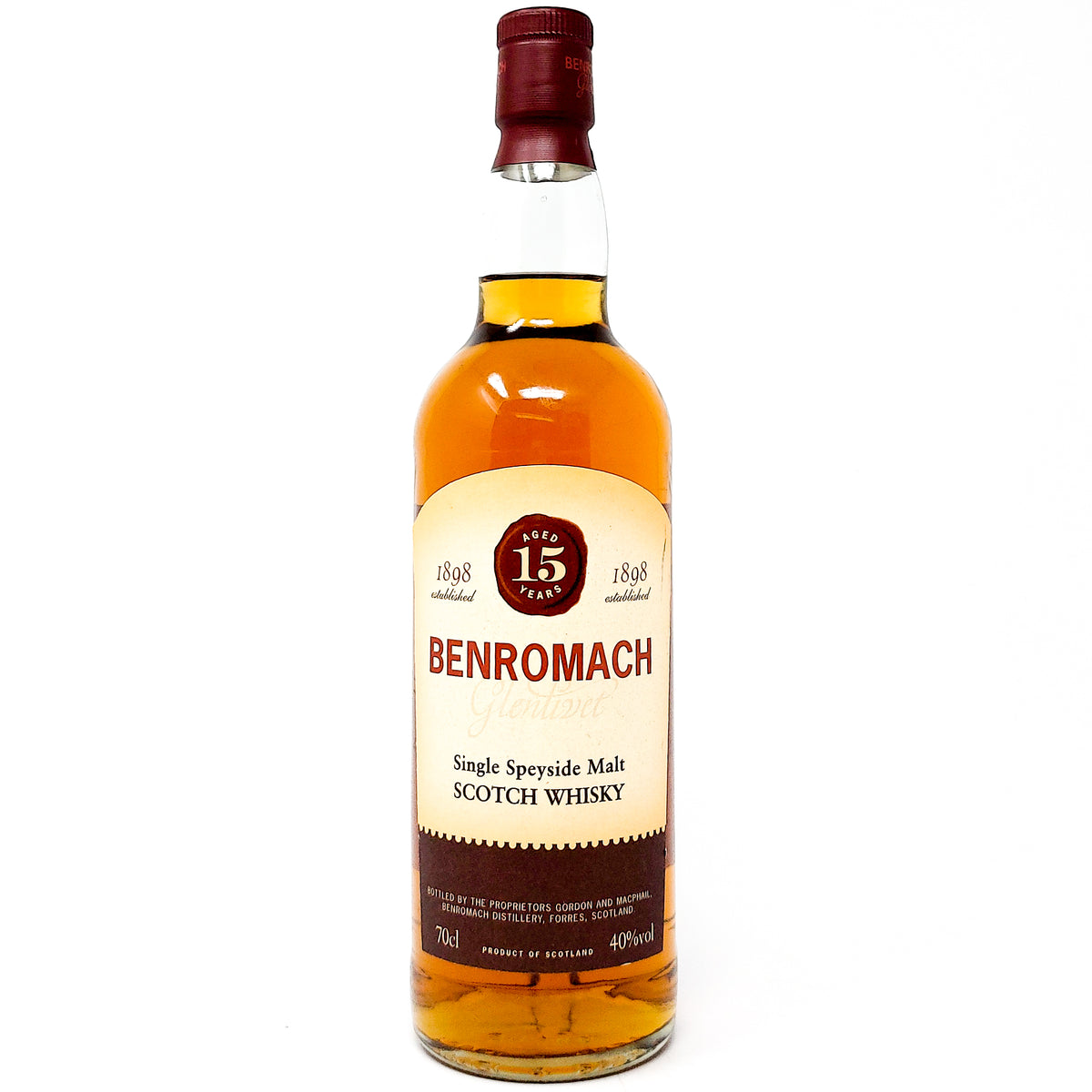 Benromach 15 Year Old Single Malt – Old and Rare Whisky
