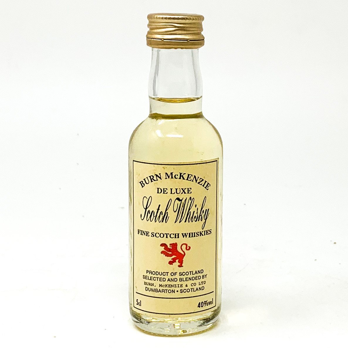 Burn McKenzie De Luxe Miniature Scotch Whisky | Old and Rare