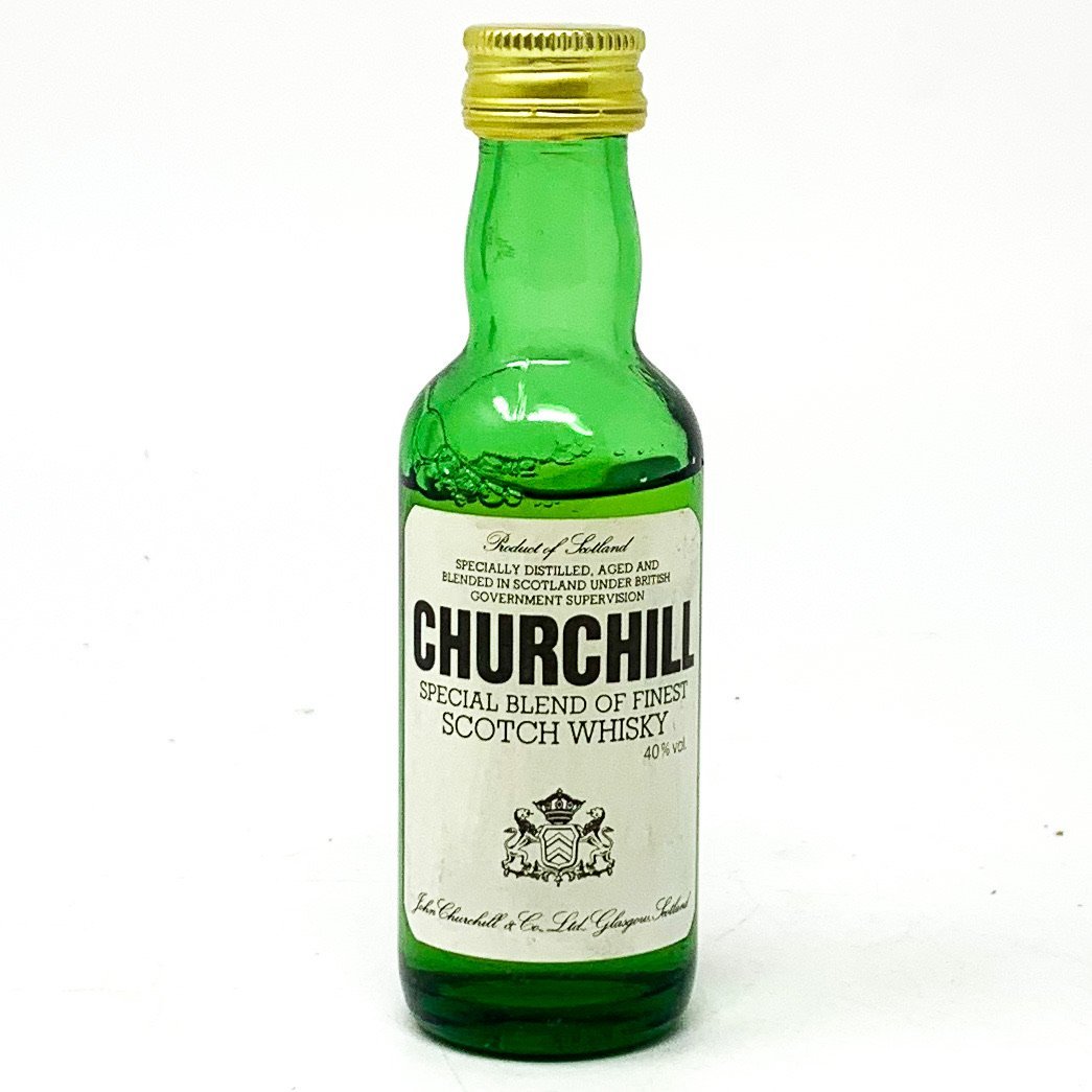 Churchill Special Blend Miniature Scotch Whisky | Old and Rare