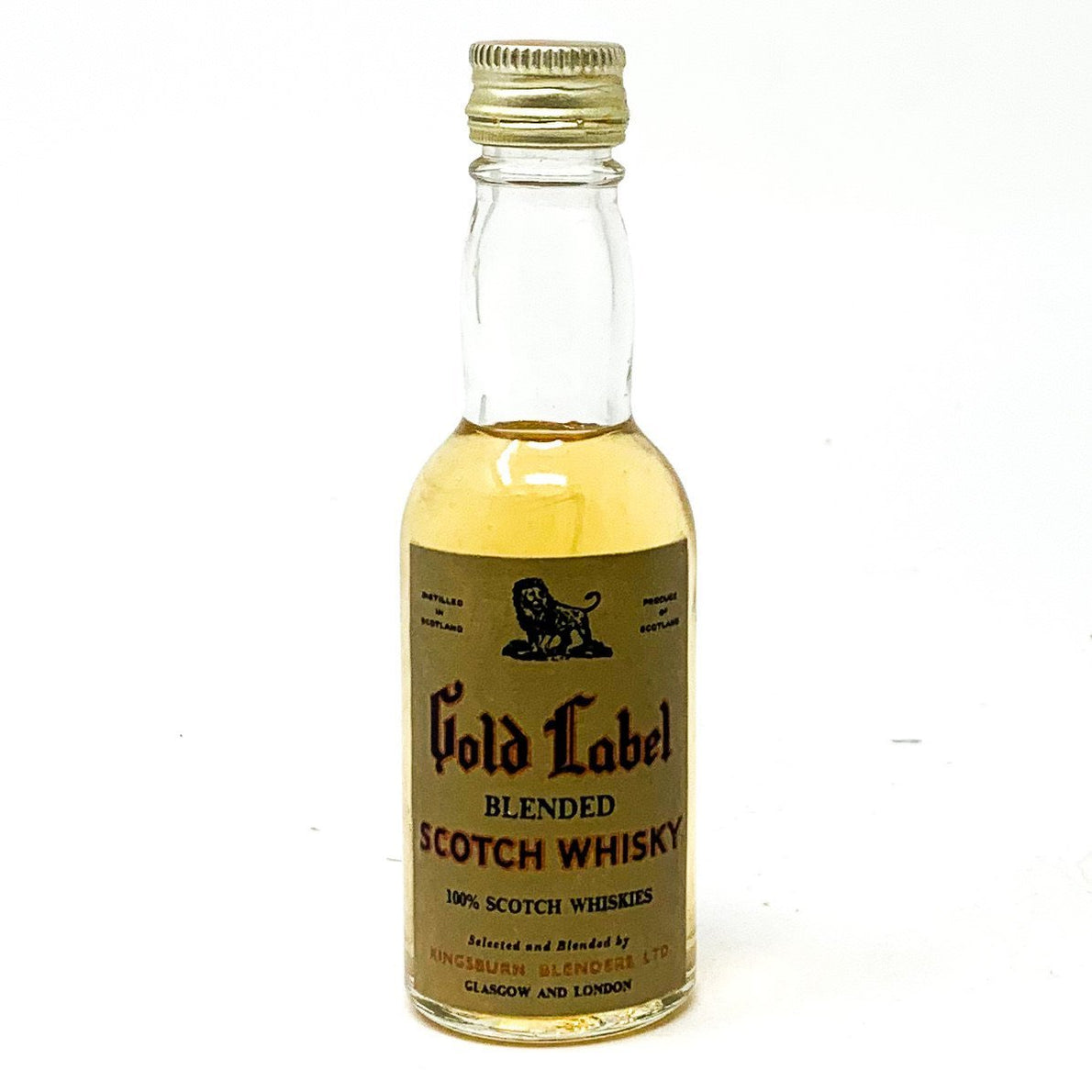 Gold Label Miniature Scotch Whisky 5cl | Old & Rare