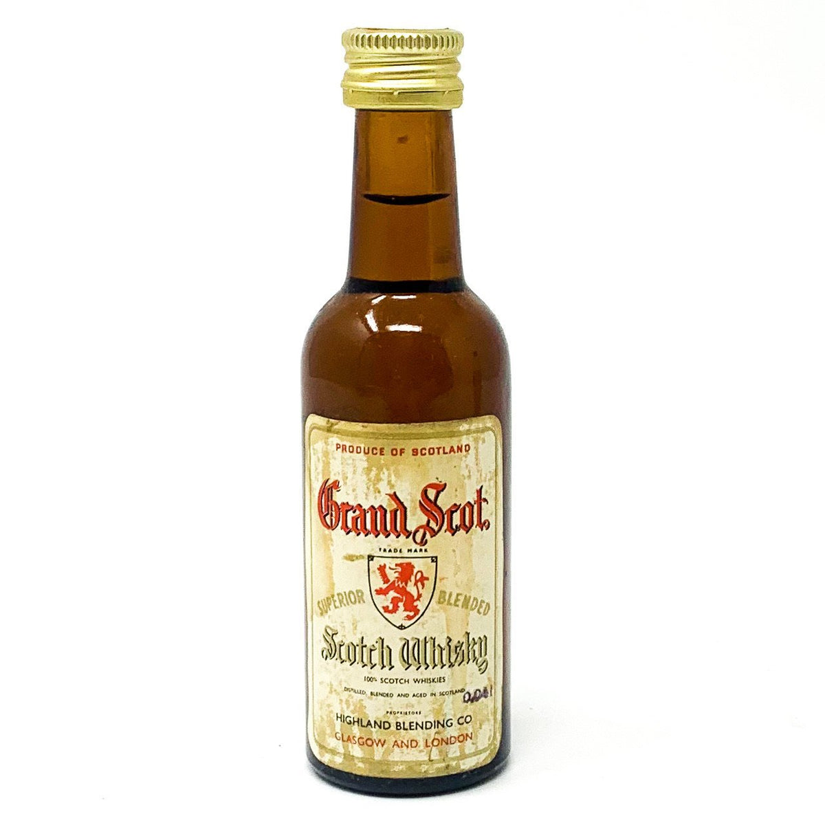 Grand Scot Scotch Whisky, Miniature, 5cl, 40% ABV