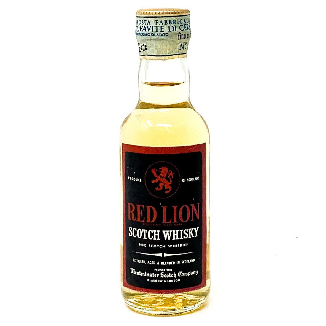 Red Lion Scotch Whisky 5cl Miniature – Exclusive