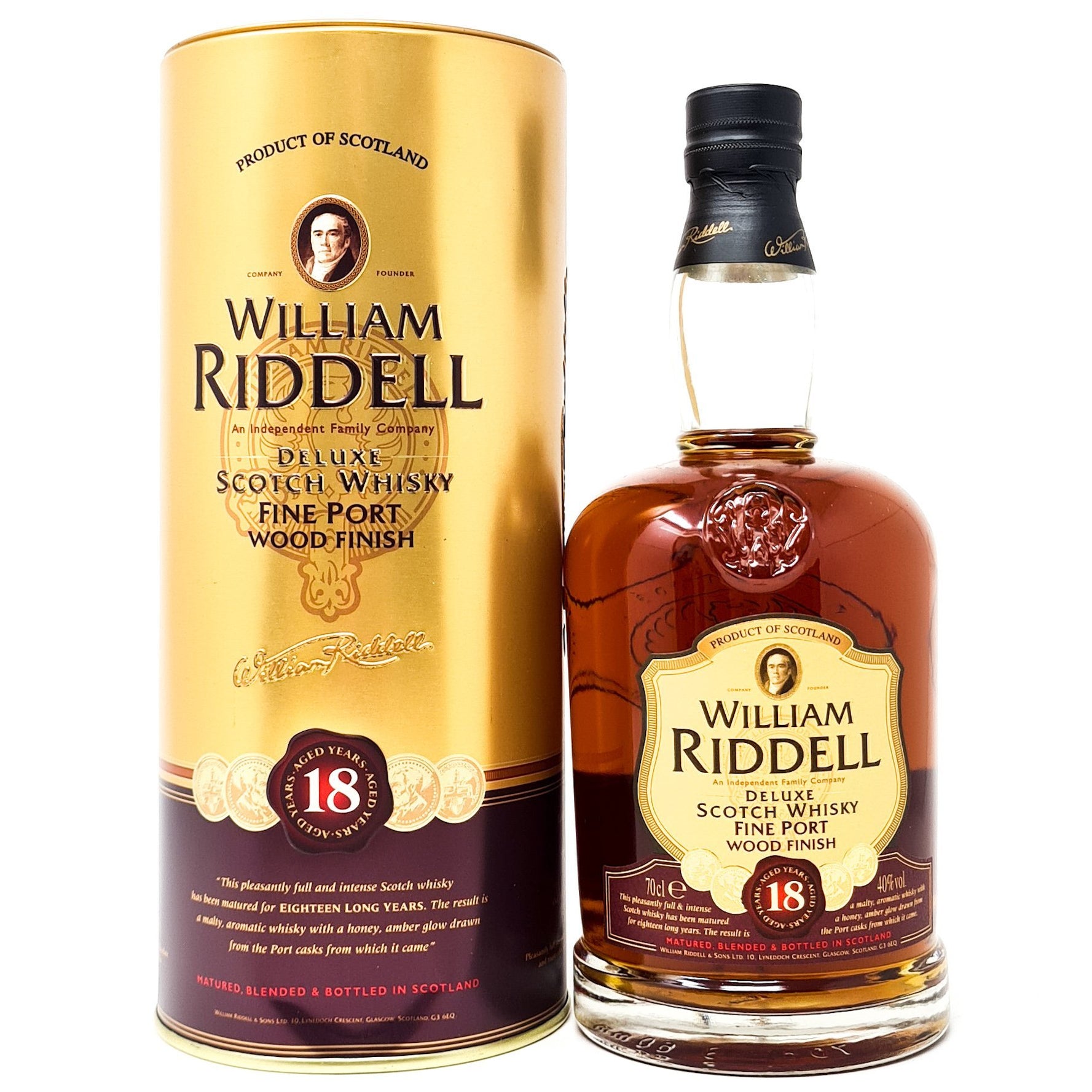William Riddell — Old and Rare Whisky